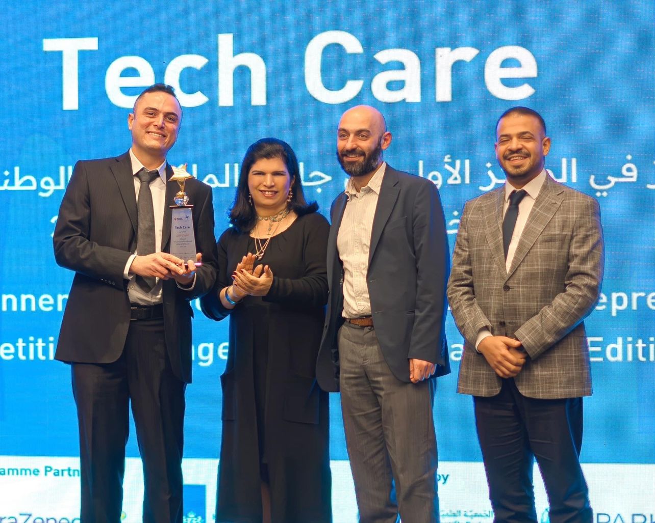 Winning Queen Rania National Entrepreneurship Competition - Techcare.Health